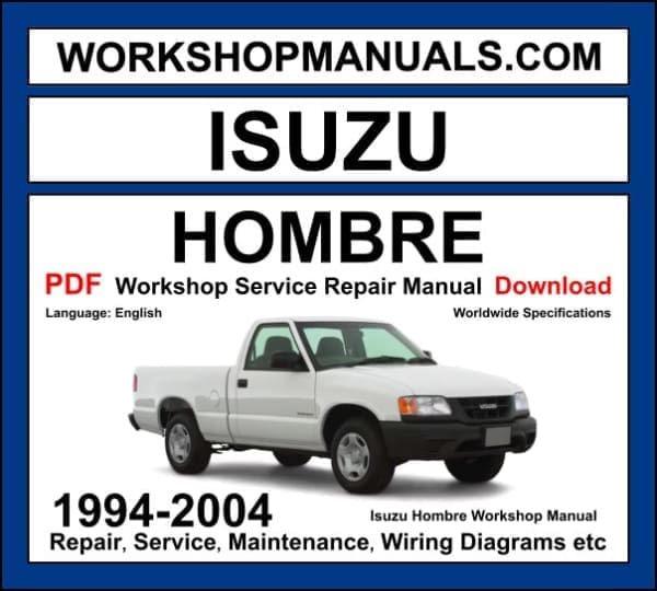 Isuzu D-Max 2012-2020 Workshop Service Repair Manual PDF