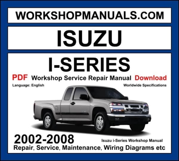 Isuzu D-Max 2012-2020 Workshop Service Repair Manual PDF