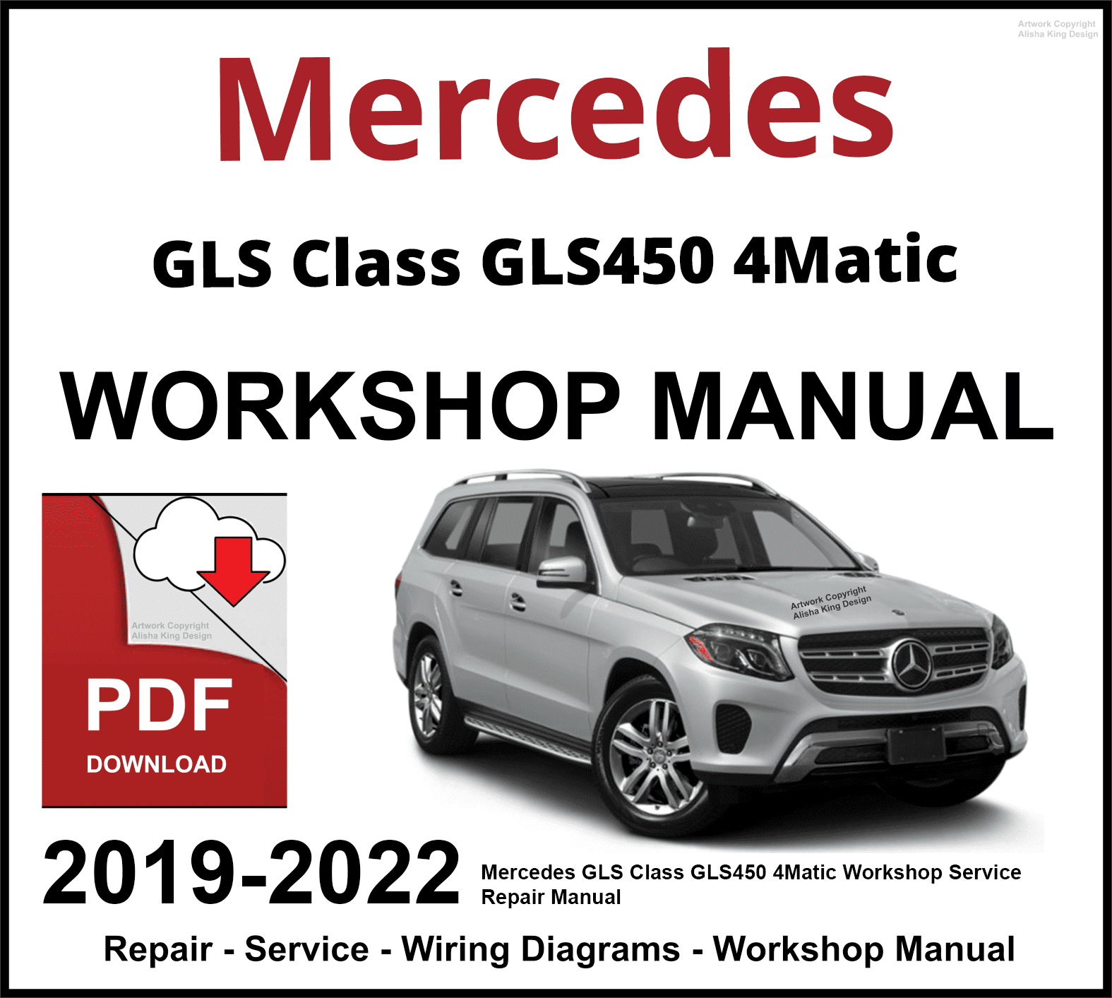 Mercedes GLS Class GLS450 4Matic 2019-2022 Workshop Service Repair Manual